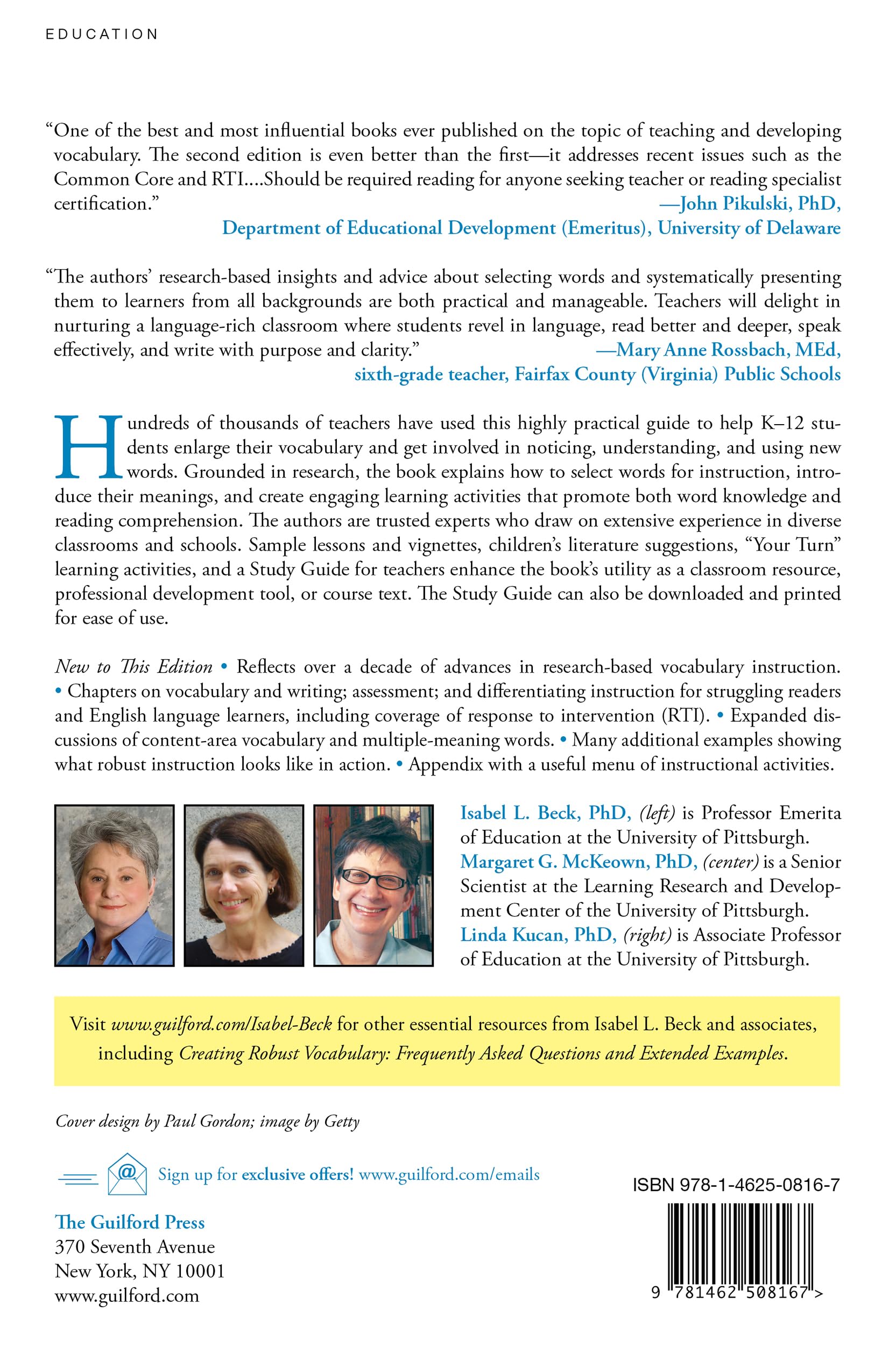 Bringing Words to Life: Robust Vocabulary Instruction