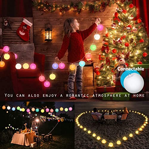 Floating Pool Lights for Swimming Pool, 3 Inch LED Orb Pool Lights that Float, IP68 Waterproof Light up Pool Float, Glow Balls for Pool at Night Lights for Hot tub Pond Garden Lawn Party Decor, 6pack