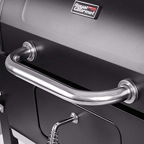 Royal Gourmet CD1824AX 24-Inch Charcoal Grill Outdoor BBQ Smoker Picnic Camping Patio Backyard Cooking, Black