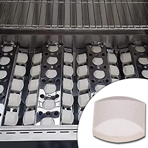 GasSaf Gas Grill Ceramic briquettes Replacement for 06000Y, NEXGRILL, Select Turbo Gas Grill Models (50 PCS)