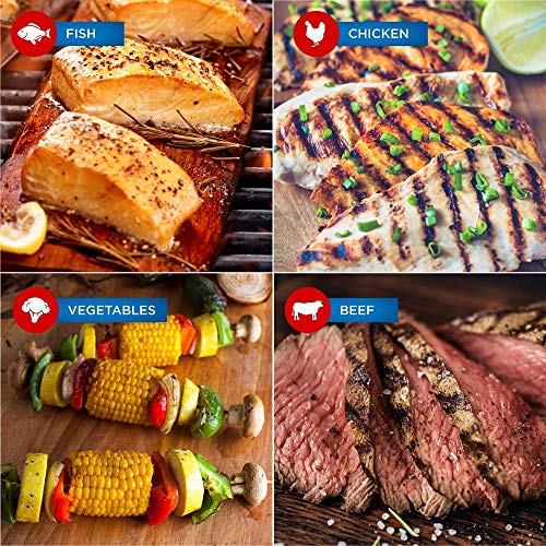Jaccard 201406 Ready 2 Grill Pre-Soaked Cedar Plank, Small, (2-planks), Grilling Accessories โ Wood Plank Serving Board