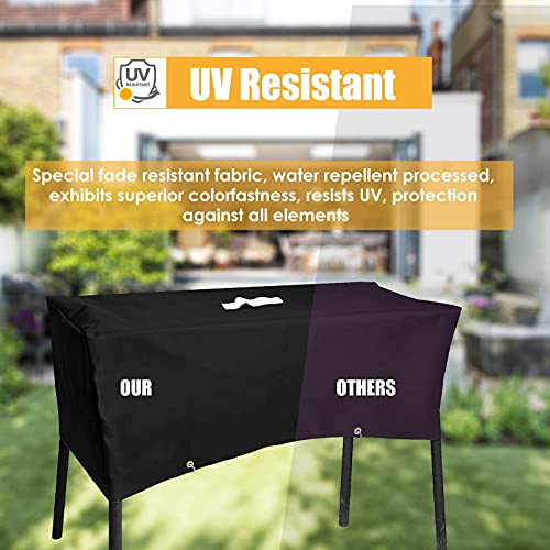 QuliMetal Patio Cover and Stove Carry Bag for Camp Chef 2 Burner Stoves