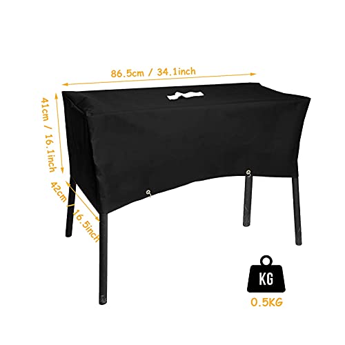 QuliMetal Patio Cover and Stove Carry Bag for Camp Chef 2 Burner Stoves