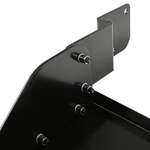 HECASA Black Folding Shelf Pellet Grill Grille Front Shelf Compatible with All 24” Camp Chef Grills Powder Coated Steel Replacement for PGFS24