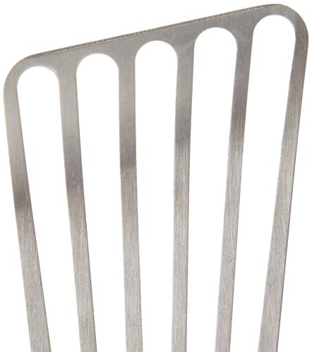 AGRUS Fish Spatula Stainless Steel, Grill, Egg, Omelette, Pancake, Metal Angled Slotted Turner