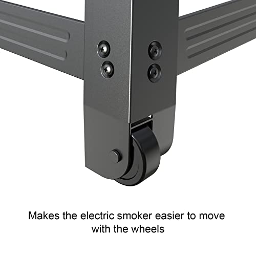 Electric Smoker Stand for Masterbuilt 30" Electric Digital Electric Smokers,MB20101114 Universal Leg Extension Kit Accessories for Masterbuilt 30Inch,Black