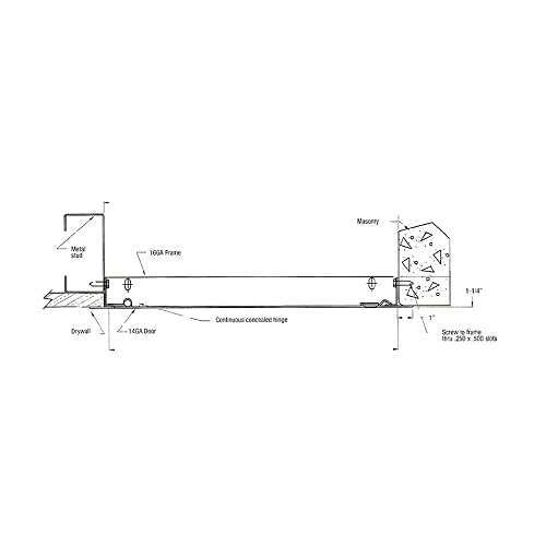 Acudor Access Door UF-5000 18" x 24" Premium Universal Flush Door