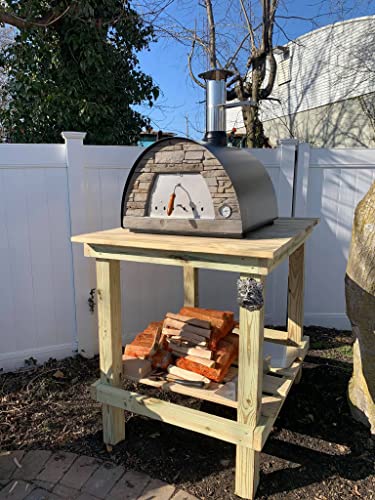 Authentic Pizza Ovens - Maximus Black Wood Fire Oven