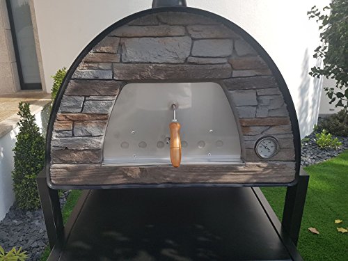 Authentic Pizza Ovens - Maximus Black Wood Fire Oven