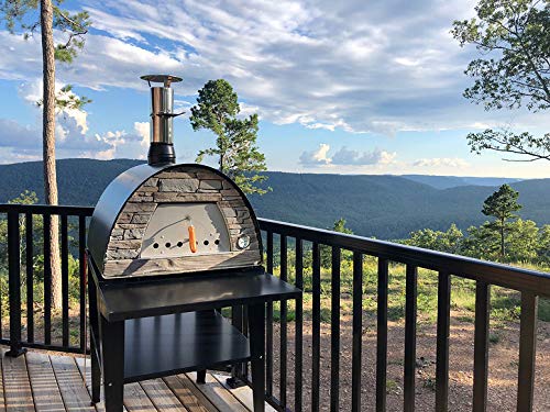 Authentic Pizza Ovens - Maximus Black Wood Fire Oven