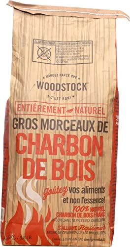 Woodstock Charcoal, All Natural, Lump Hardwood, 8.8 Pound