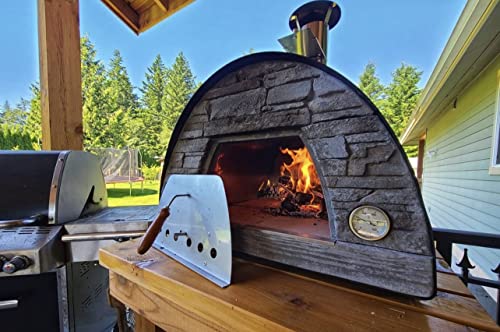Authentic Pizza Ovens - Maximus Black Wood Fire Oven
