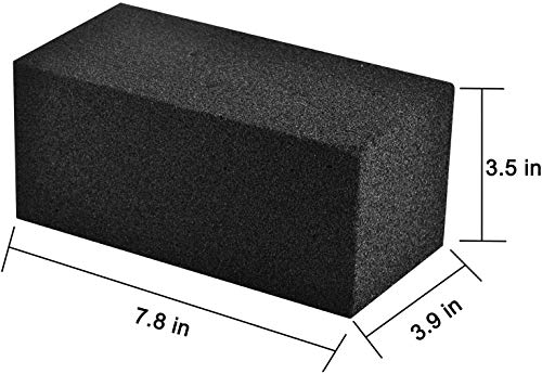 Grill Brick Commercial Grade Grill Cleaning Stone Pumice. For use on Grills, flat tops, griddles, and more. Cleans, Repolishes, and Sanitizes. Effectively Removes Cooked on Dirt, Grime, and Grease.