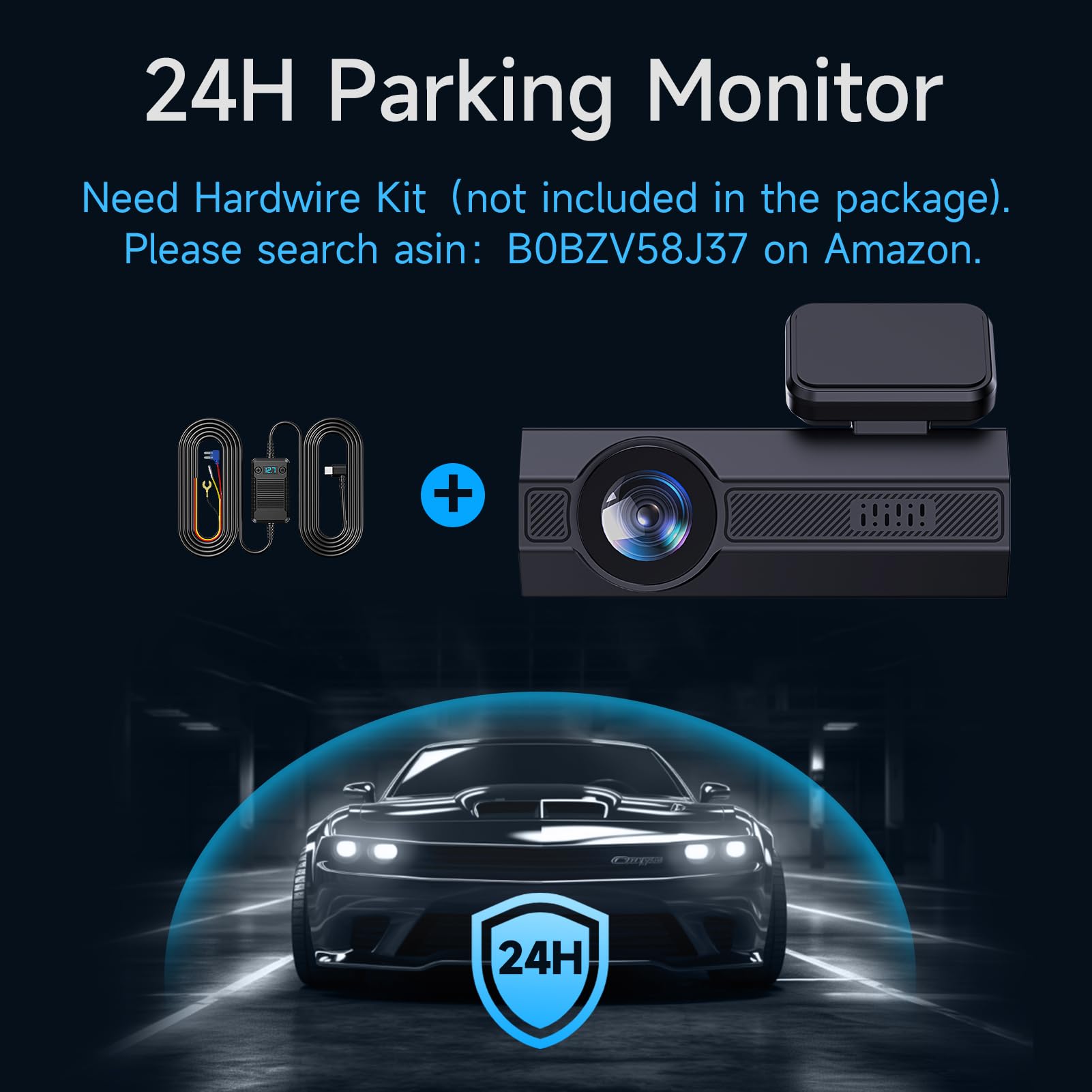 Dash Cam 4K WiFi Front Dash Camera for Cars, E-YEEGER Car Camera 2160P Wireless Mini Dashcams with App, Driving Recorder with 24H Parking Mode, Night Vision, G-Sensor, Free 32G Card, Support 256G Max