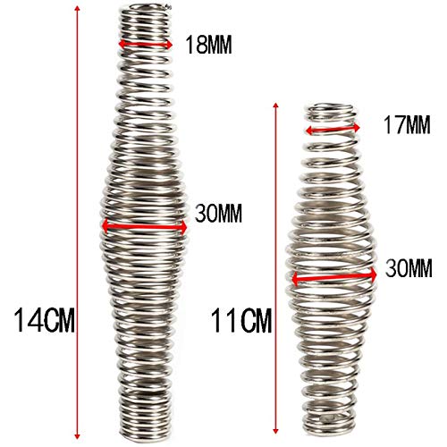 YIPINER 5 Pcs BBQ Spring Handle Smoker Parts Heavy Duty Barbecue Smoker, Grill, Stove, Pit Accessories (11cm)