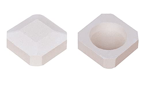 GasSaf Ceramic Briquettes Replacement for Lynx L27, L30, L42, CS30 and Other Gas Grills, 2" by 2" Each, Set of 50 pcs