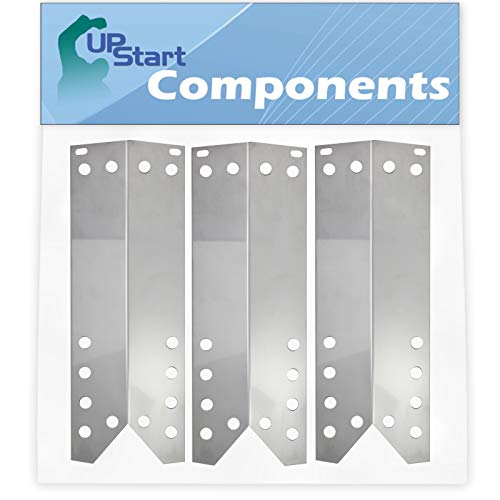3-Pack BBQ Grill Heat Shield Plate Tent Replacement Parts for Nexgrill 720-0718C - Compatible Barbeque Stainless Steel Flame Tamer, Guard, Deflector, Flavorizer Bar, Vaporizer Bar 15 1/16"