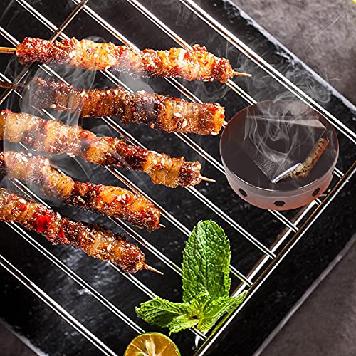 BBQ SMOKER BOX STEEL STAINLESS BBQ smoker box for GRILL Grilling Accessories for Barbecue Meat Smoking