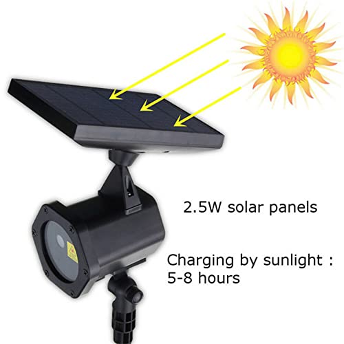 LED Solar Energy Lights, Christmas Projector Light, Festival Rotating Spotlight, Christmas Festival Outdoor Landscape Decorative Lighting