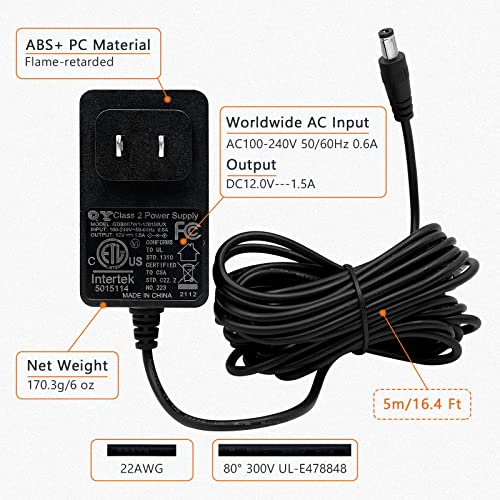 Replacement Part 9004190216 for Masterbuilt Power Adapter, Compatible With Masterbuilt Gravity Series 560/800/1050 XL Grills & Smokers