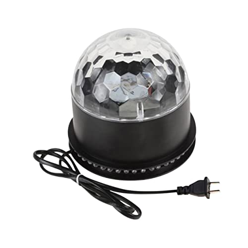 CIYODO 1pc Voice Night LED Colorful Shape Control Plug Ball Black Mini Crystal Light Lamp Projection US