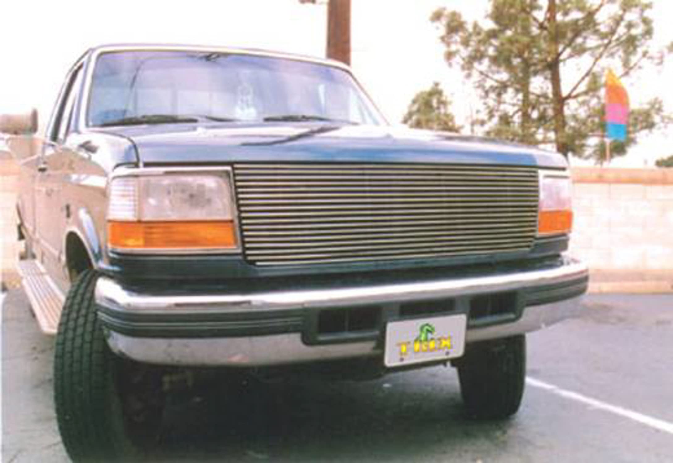 Compatible with Ford Bronco (1992-1998), F-150, Super Duty Billet Grille, Polished, 1 Pc, Replacement - PN #20535