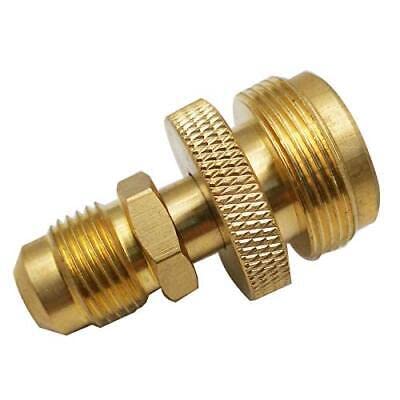 KBZ Portable Camping Grill Stove Parts 1lb Propane Tank Cansiter Regulator Adapter Connection Convert to 3/8" Male Flare (5/8"-18UNF) Thread