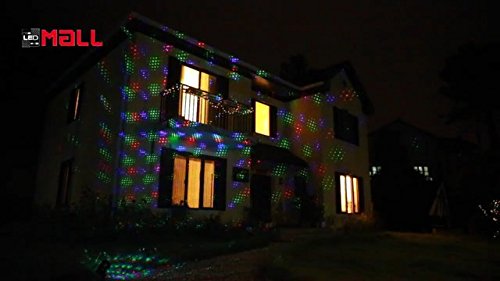LedMAllĀ® Remote Controllable RGB Moving Laser Outdoor Garden Landscape Light Red, Green and Blue