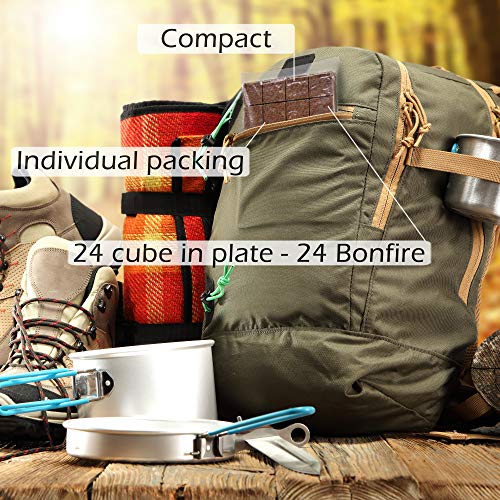 Grill Trade Fire Starter Squares 144, Easy Burn Your BBQ Grill, Camping Fire, Wood Stove, Smoker Pellets, Lump Charcoal &Natural Fire Starters Burn Wood Stove Grill Fireplace Camping Pit BBQ Charcol