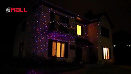 LedMAllĀ® Remote Controllable RGB Moving Laser Outdoor Garden Landscape Light Red, Green and Blue