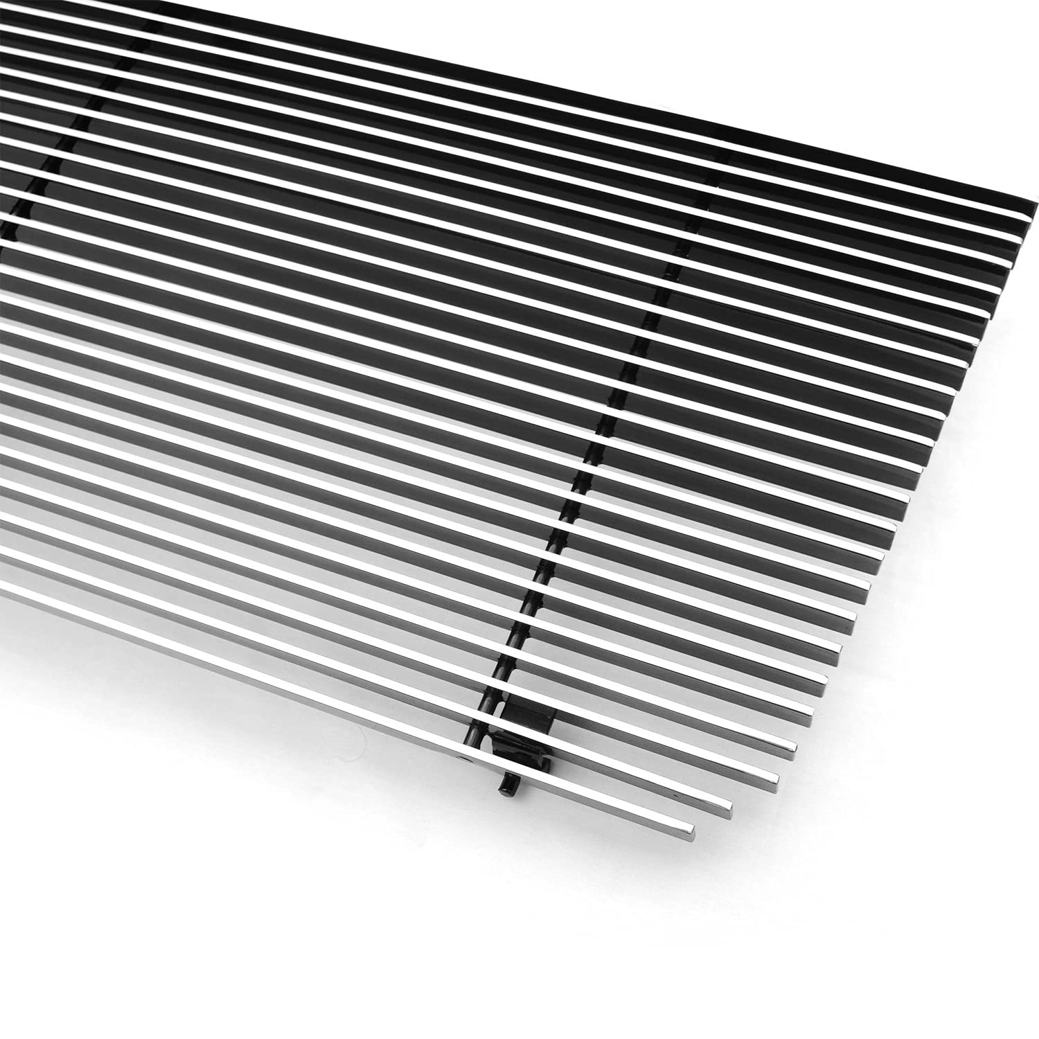 Compatible with Ford Bronco (1992-1998), F-150, Super Duty Billet Grille, Polished, 1 Pc, Replacement - PN #20535