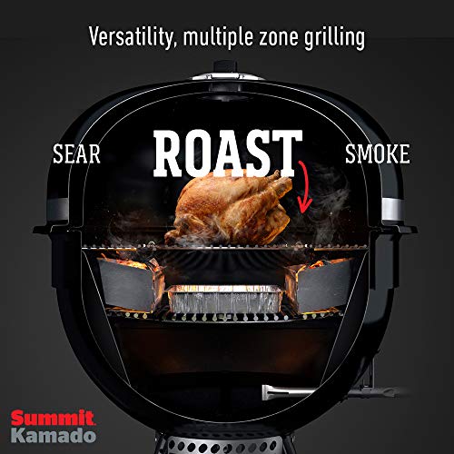 Weber Summit Kamado S6 Charcoal Grilling Center, Black