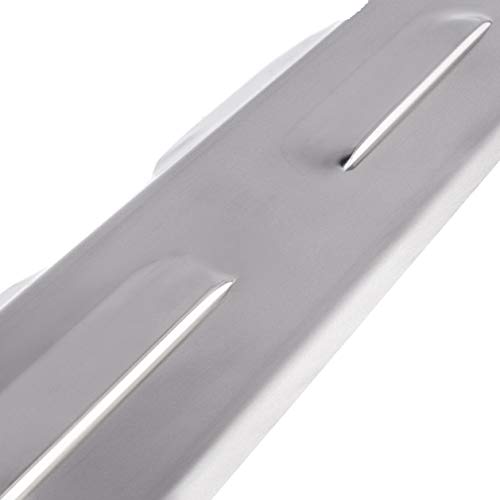 BBQration 3-Pack SSN664A 15 7/8" Stainless Steel Heat Plate and SSA674A Burner Replacement for Select Landman-US Gas Grill 42170, 42172, 966686