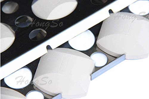 Hongso SPD751 (4 Pack) Stainless Steel Heat Plate, Heat Shield, Heat Tent, Burner Cover, Vaporizor Bar, and Flavorizer Bar Replacement for Select Turbo Gas Grill Models (16 1/2