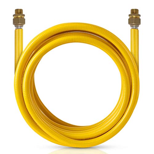Best brose 3/4" Tubing Pipe KIT 70ft, Corrugated Stainless Steel Tubing with 2 Male Fittings (70)