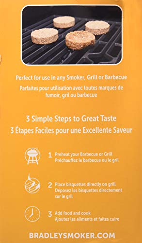 Bradley Smoker Bisquettes for Grilling and BBQ, Beer Premium Blend, 48 Pack