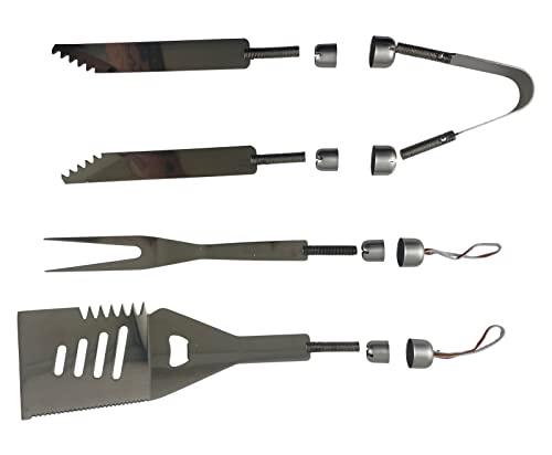 Penn State Industries PKBBQ 3pc Stainless Steel BBQ Grill Utensil Woodturning Project Kit