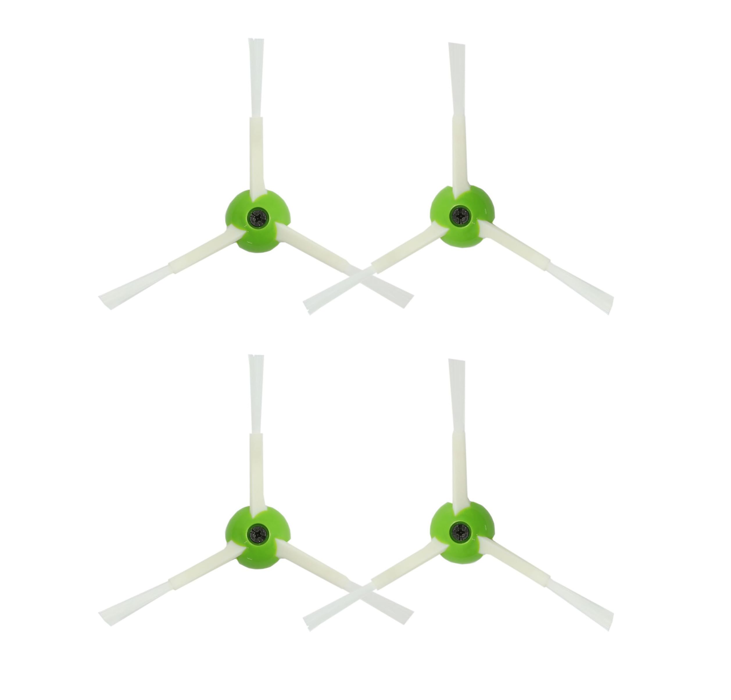 Side Brushes-4pcs, Replacement Side Brush Compatible for iRobot Roomba i3 i3+ i7 i7+ i4 i6 E5 E6 E7 J7 I,E &J Series Vacuum Cleaner Side Brushes