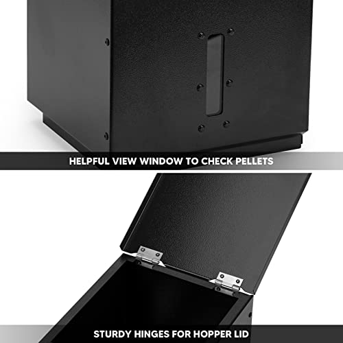 Stanbroil Pellet Grill Hopper Extension for Pit Boss 340 and 440 Series, Black