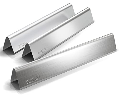 QuliMetal 304 Stainless Steel Flavorizer Bars for Weber Spirit 200 and Spirit II 200 Series Gas Grills, Spirit E210/S210/E220/S220 with Front Controls Knobs, 15.3" Heat Plates for Weber Spirit 7635