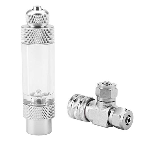 Aquarium CO2 Bubble Counter Needle Check Valve Bubble Counter Fish Tank Accessory(04)