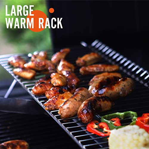 MFSTUDIO Oversize Charcoal Grill, Easy Clean with 794 SQ.IN. Extra Large Cooking Area, BBQ Grill For Outdoor Camping and Family & Friends Gathering, Black