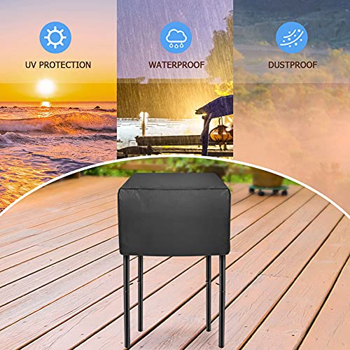 iCOVER Single Burner Stove Cover for GASONE, 600D Heavy Duty Water Resistant Cover, UV and Fade Resistant Weatherproof All Single Propane Burner Cooker