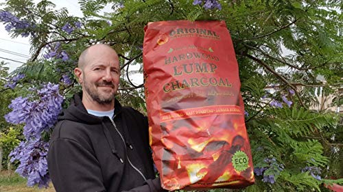 Original Natural Charcoal - 100% Natural Hardwood Lump Charcoals - Unique Blend of Apple, Cherry, and Oak Trees - No Smoke, No Sparks, and Low Ash (17.6lbs)