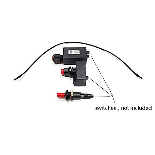 Meter Star Propane Gas Patio Heater Universal Electrode Igniter Wire with Striker Ignition Sparker，Wire Length 400mm, Wire Resistance 200℃,Single Igniter Wire with Striker 2pcs Kit