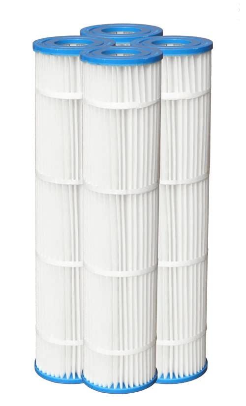 Optimum Pool Technologies Pool Filter 4 Pack Replacement for Pentair Quad DE 80 Filter Cartridge Replacement - 4 Pack
