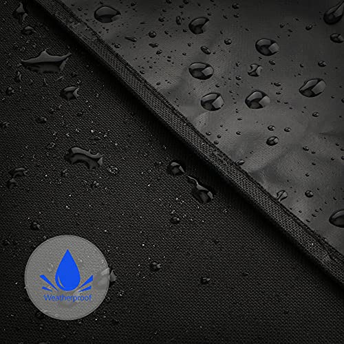 iCOVER Single Burner Stove Cover for GASONE, 600D Heavy Duty Water Resistant Cover, UV and Fade Resistant Weatherproof All Single Propane Burner Cooker