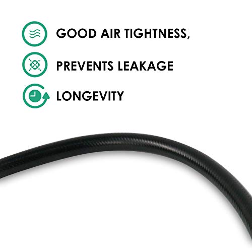 Uniflasy Propane Tank Adapter Hose 5 Feet 1lb to 20lb Converter for QCC1/ Type1 Propane Tank, LP and Gas Grill Replacement Hose Adapter Conversion Kit, 16.4oz Tank Converter Connects Barbeque Assembly