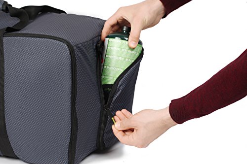 Grill Carry Bag for Masterbuilt - Storage Case Cover for Masterbuilt MB20030819 & Smoke Hollow 205 Tabletop Gas BBQ - Pockets for Propane & Accessories - Heavy Duty, Padded & Weatherproof