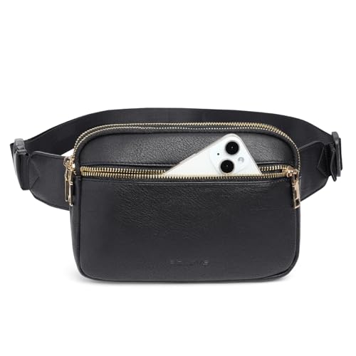 pclove Belt Bag for Women Crossbody Bags for Women Trendy Chest Bag for Men Vegan Leather Small Fanny Packs for Women Cross Body Bag purses Women Fashion Waist Packs